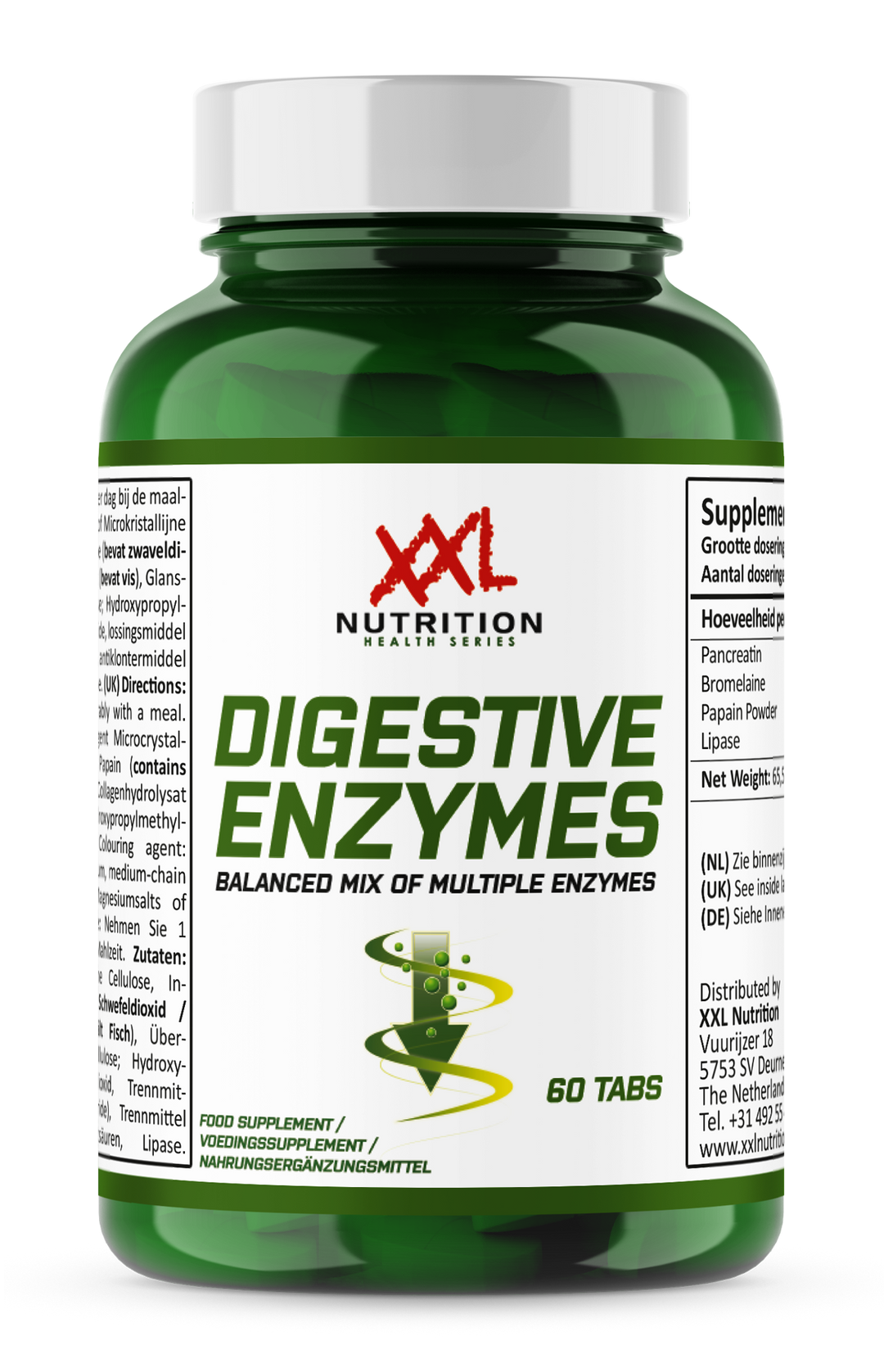 Digestive Enzymes - 60 comprimés – XXLnutrition