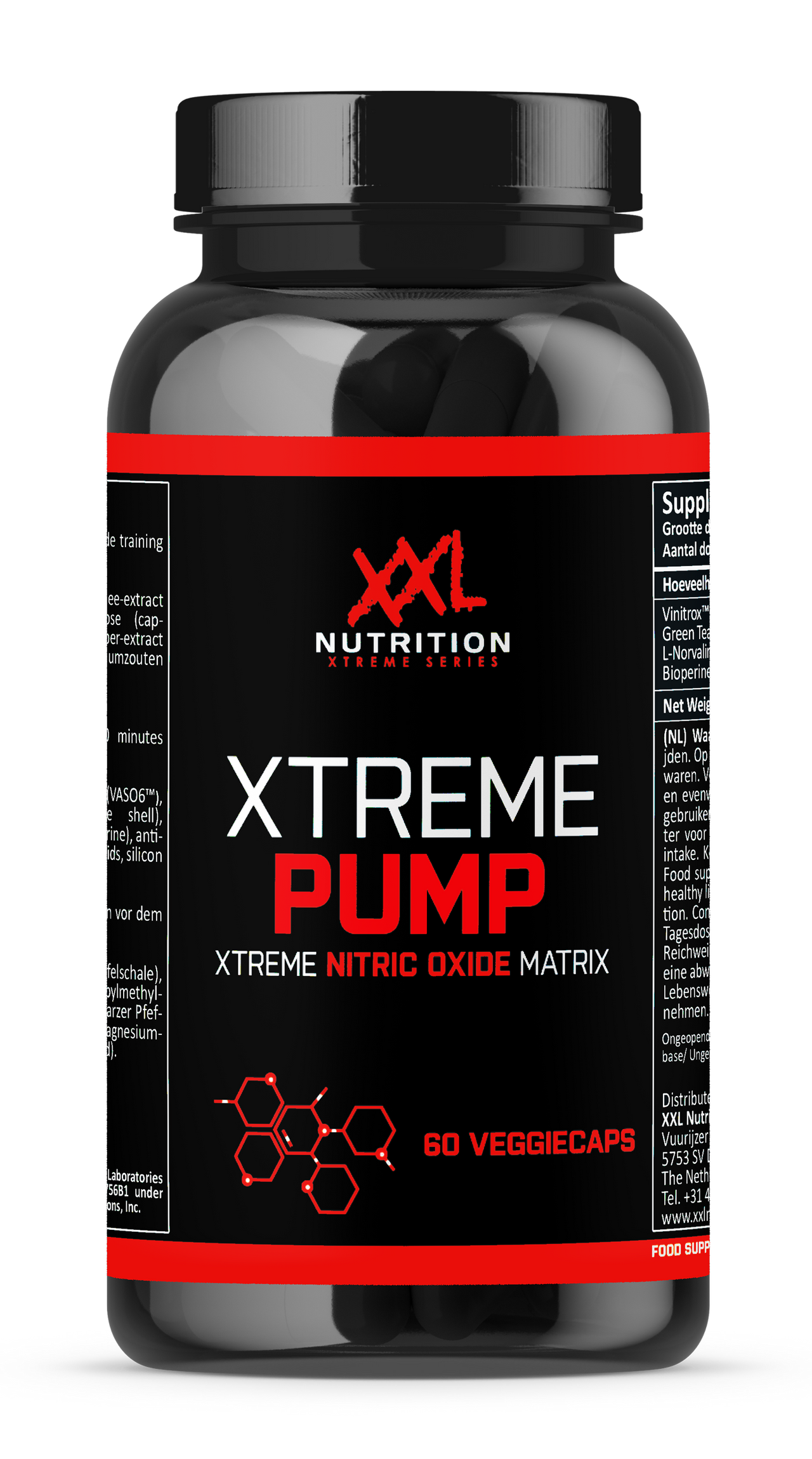 Xtreme Pump - 60 gélules végétales – XXLnutrition